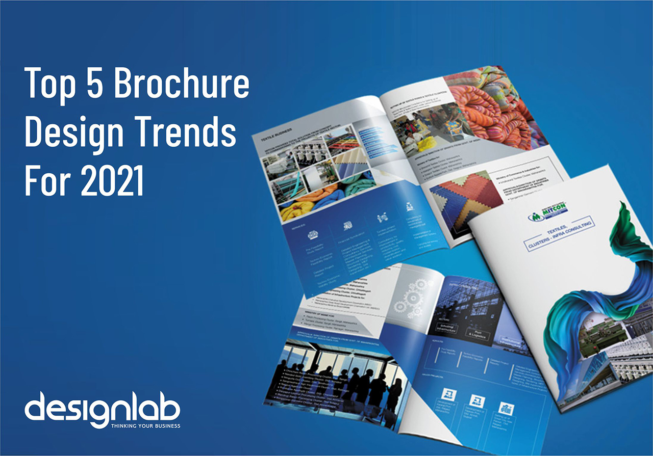 Top 5 Brochure Design Trends For 2021 | DesignLab